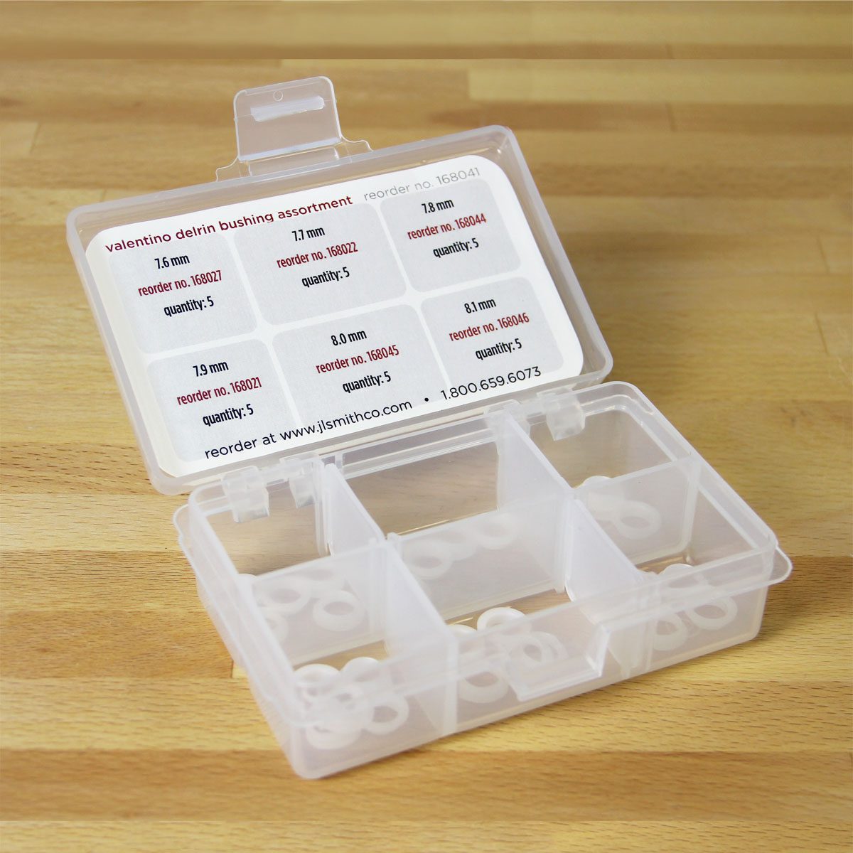 Buy JLS Delrin Bushing Assortment Online at $57.25 - JL Smith & Co